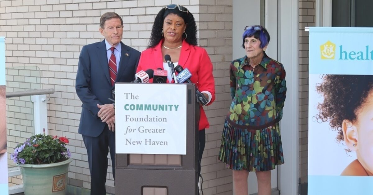 Sen. Blumenthal and… | The Community Foundation for Greater New Haven